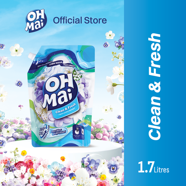 OH MAI Laundry Liquid Detergent - Clean & Fresh (1.7L) – Oh Mai